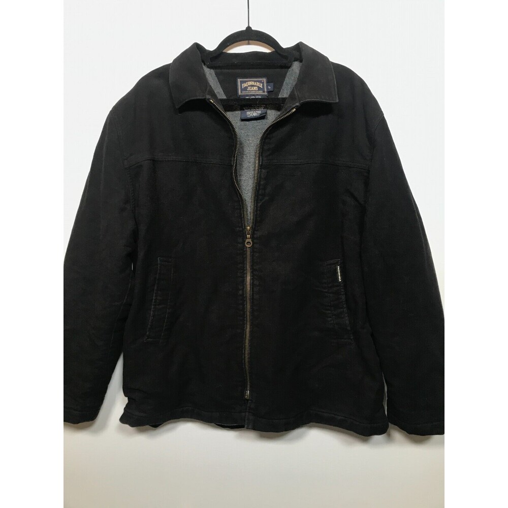 Vintage Faconnable Mens Bomber Jacket Full Zip Size L… - Gem